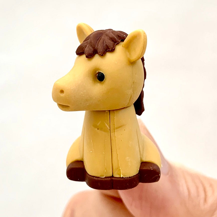 380326 IWAKO HORSE ERASER BROWN-1 ERASER – IwakoUSA