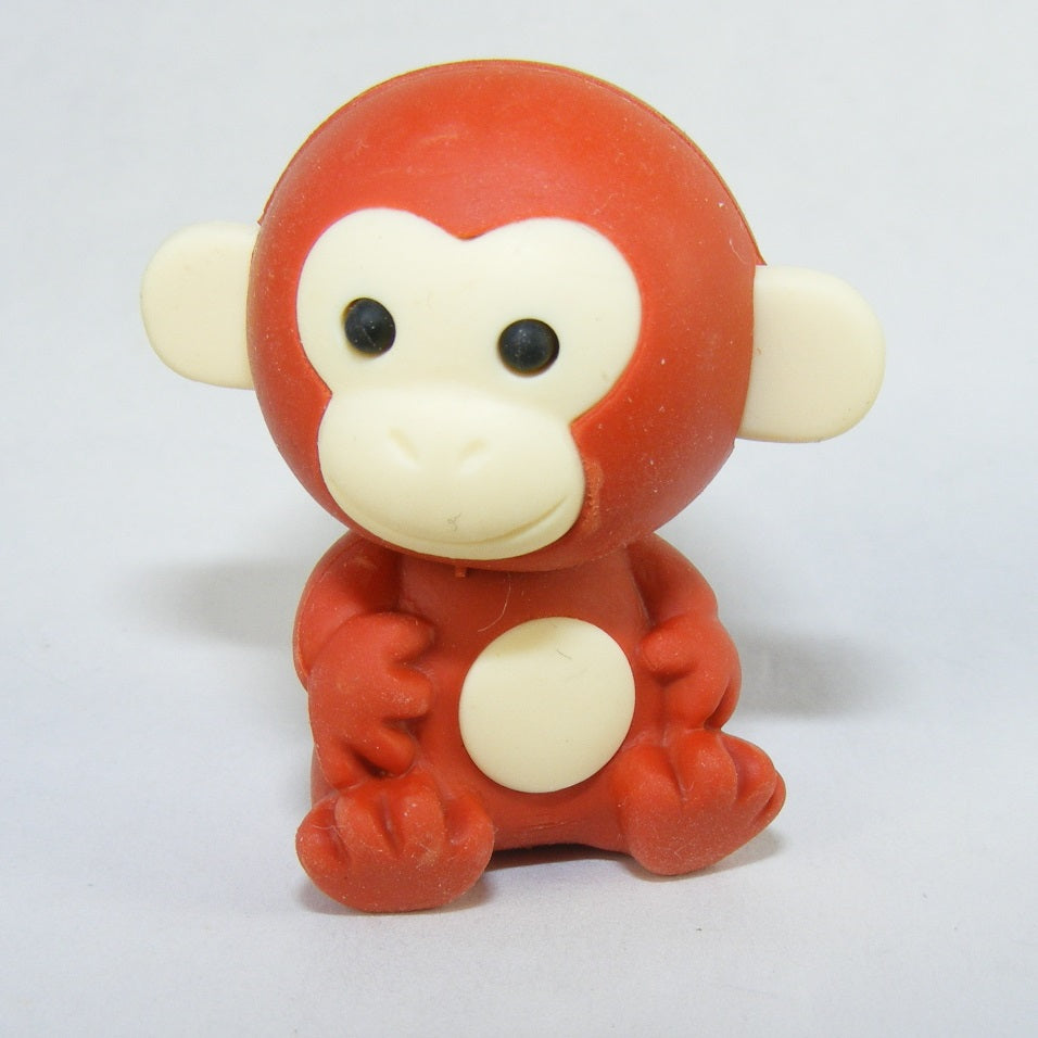 382175 IWAKO MONKEY ERASER-BROWN-1 eraser – IwakoUSA