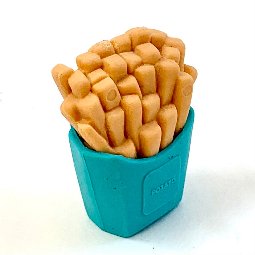 381703 IWAKO FRENCH FRIES ERASER-BLUE-1 eraser – IwakoUSA